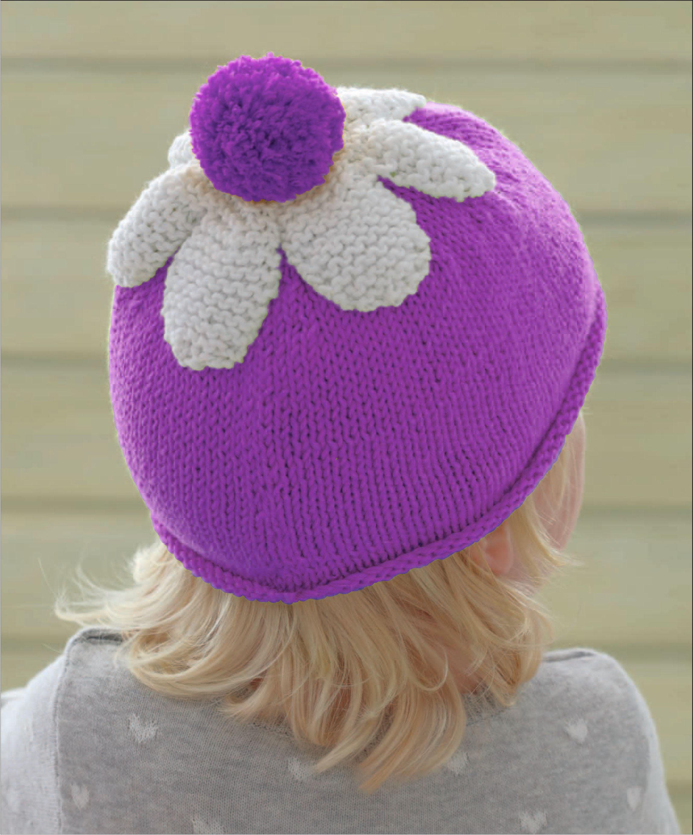 Ein Must Have Blume Pom-Pom Beanie, Strickmuster PDF Persönliche ...