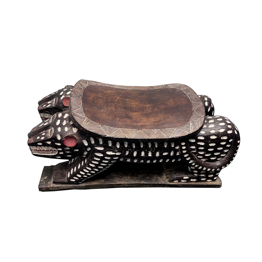 Bench / African Bench / Wooden Stool / Cheetah Bench / Wooden Small ...