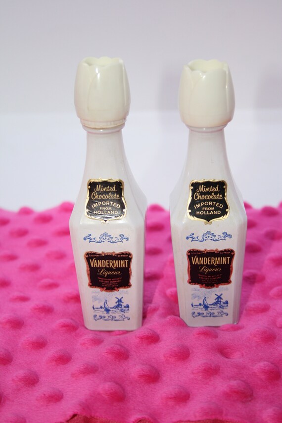 Vintage Mini Bottle Vandermint Minted Chocolate Liquer Set of - Etsy
