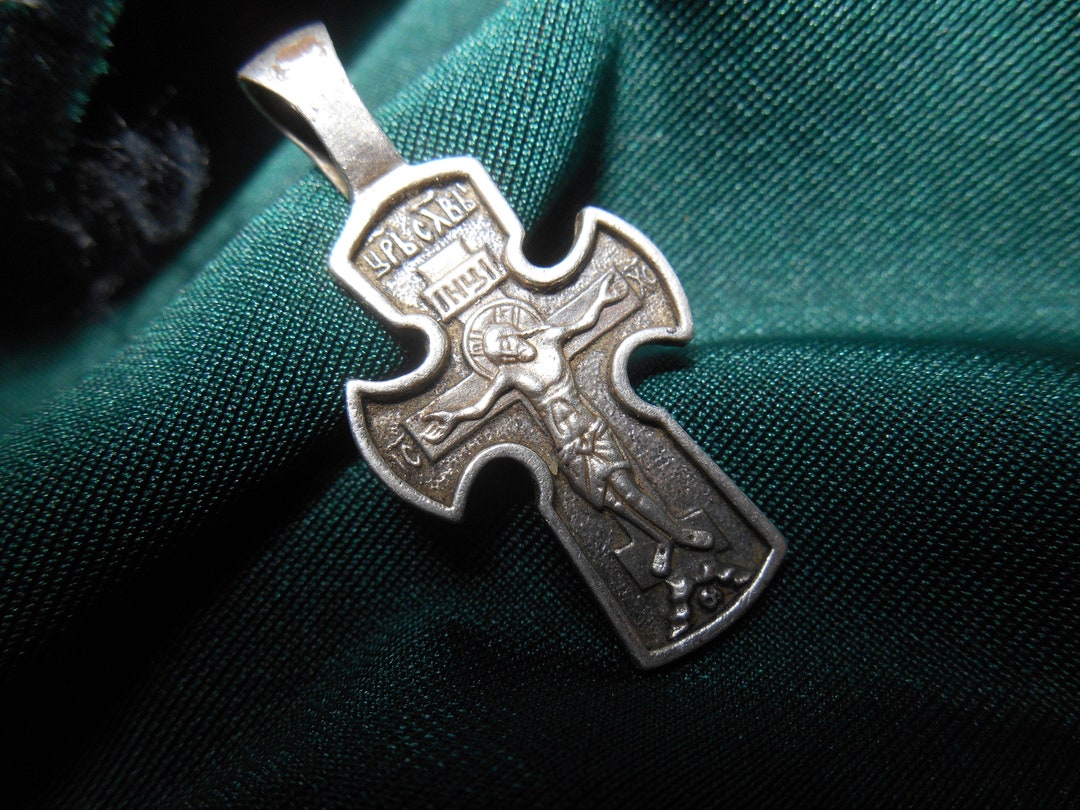 Beautiful Vintage Sterling Silver Cross, Jesus Christ Crucifix. - Etsy