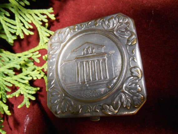 Beautiful Vintage Powder Compact.brass of the USSR. | Etsy