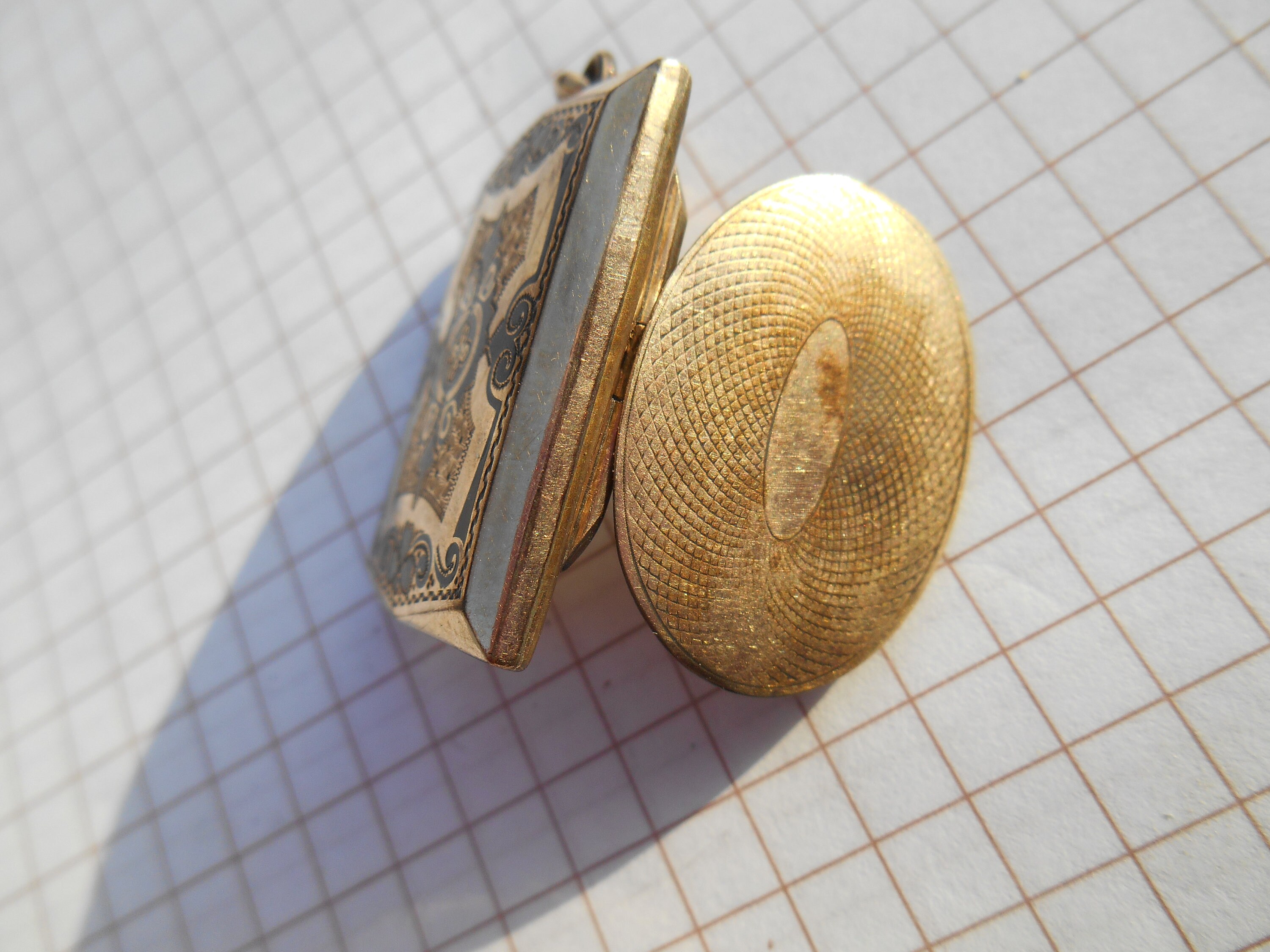 Old Medallion for a Photo With Gold Leaf. | Etsy