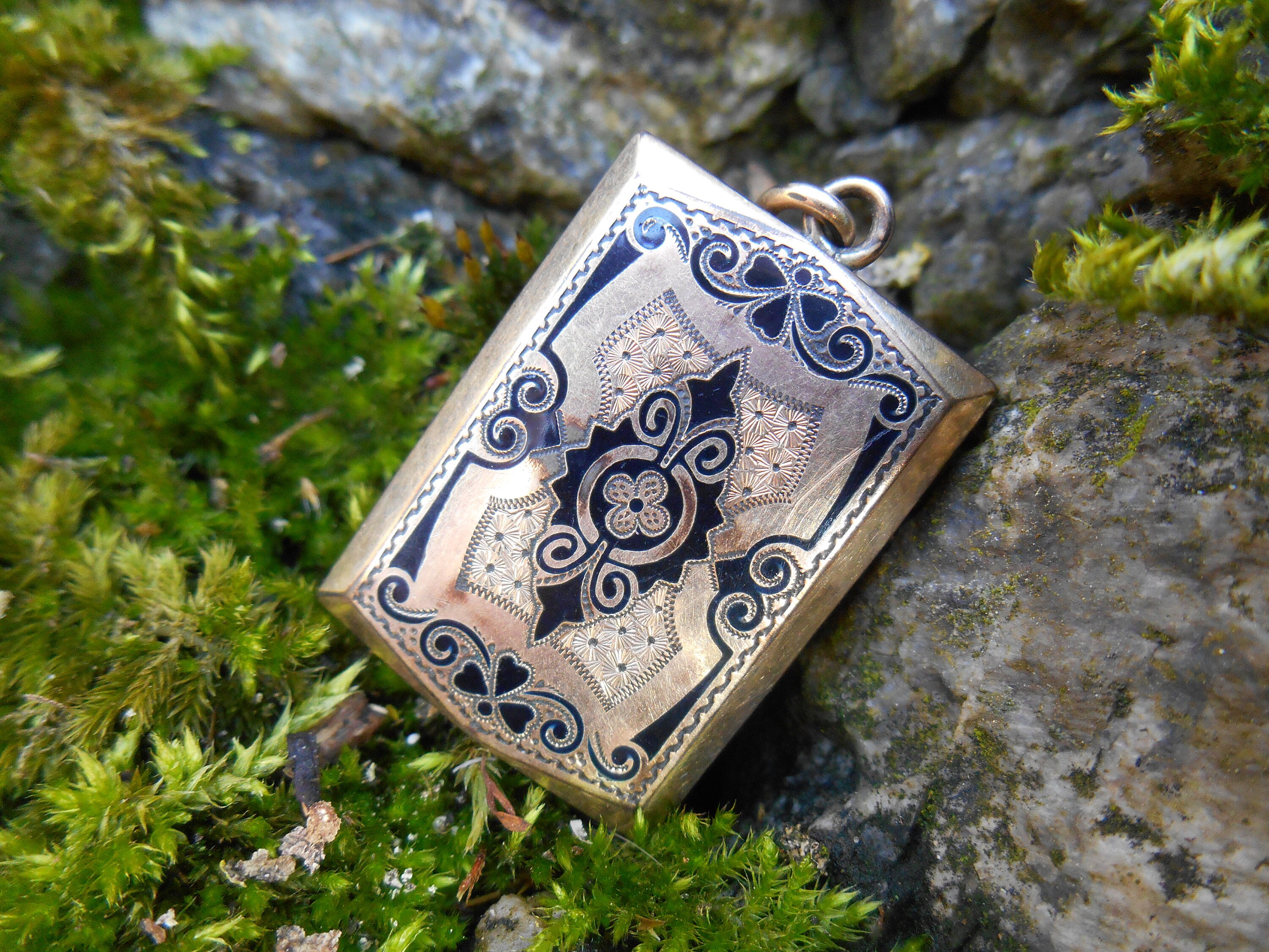 Old Medallion for a Photo With Gold Leaf. | Etsy