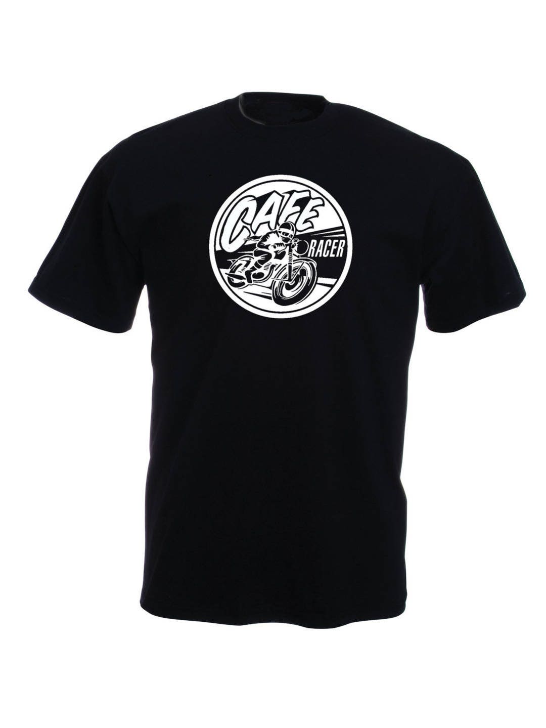 Cafe Racer T Shirt Cotton Teetshirt T Biker T Shirt Etsy