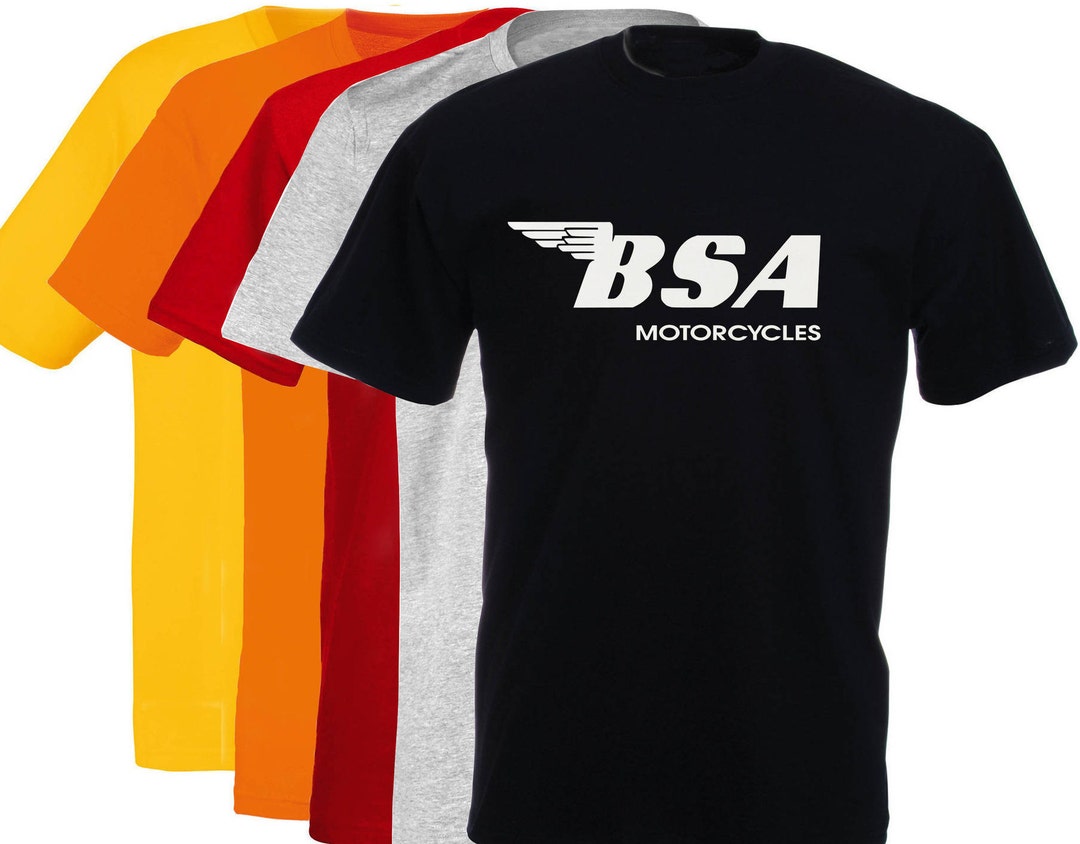 BSA T-shirt / Cotton T-shirt/ T.shirt Gift/ Biker T-shirt/biker Tee ...