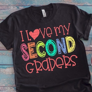 I Love My Second Graders Svg, Second Grade Svg, Teacher Svg, Back to ...