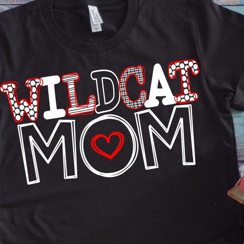 Wildcat Mom Svg Football Svg Basketball Svg Sports Svg Team - Etsy