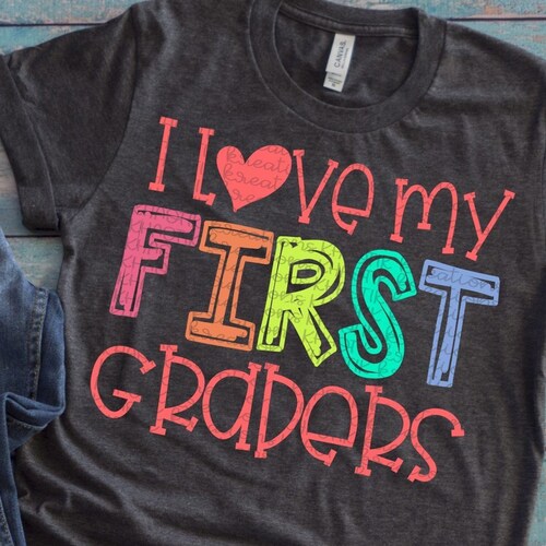 I Love My First Graders Svg First Grade Svg Teacher Svg - Etsy