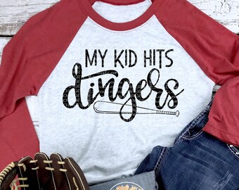 Kid Hits Dingers Svg - Etsy