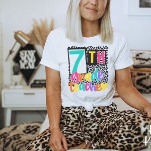 Seventh Grade Teacher, 7th Grade, Teacher Svg, Back to School, First ...