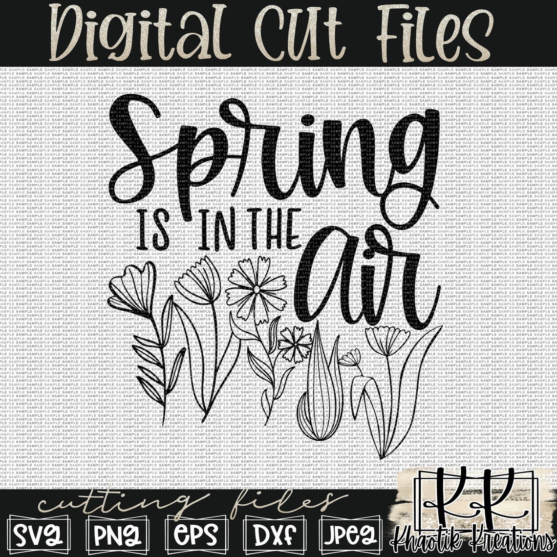 Spring is in the Air Svg Spring Time Svg Hello Spring - Etsy