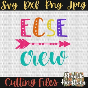 Early Childhood Special Education Svg, Sped Svg, Sped Crew Svg, Teacher ...