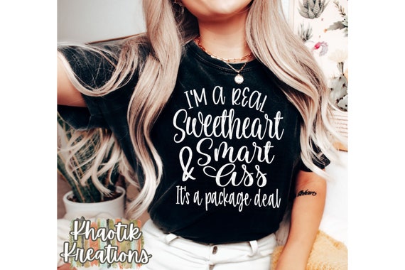 Smartass Family Quotes I M A Little Smart Ass Quote Embroidery Design