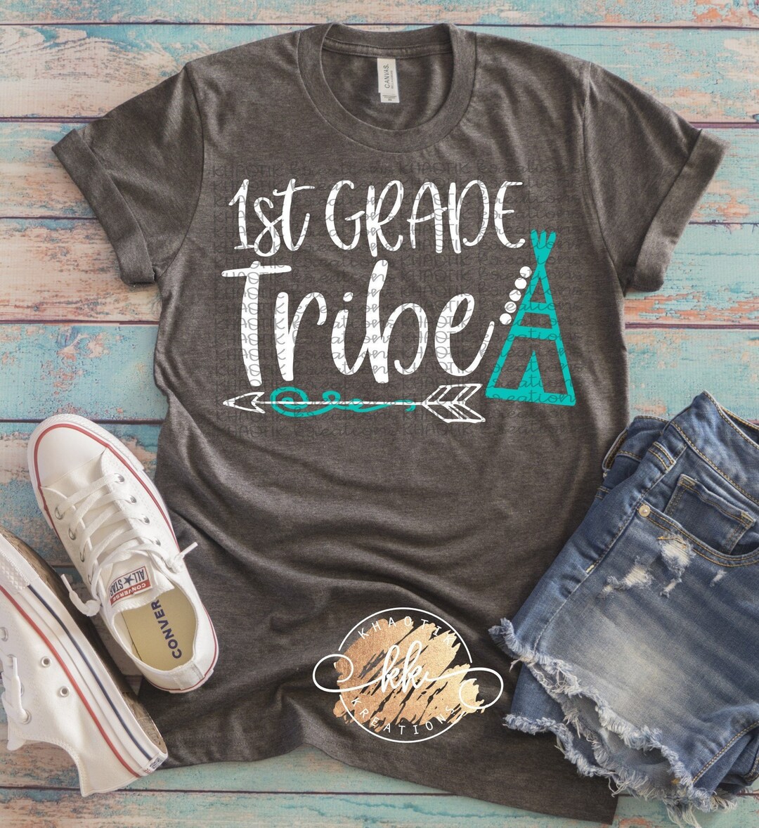 1st Grade Tribe Svg 1st Grade Svg Teacher Svg Back to School Svg First ...