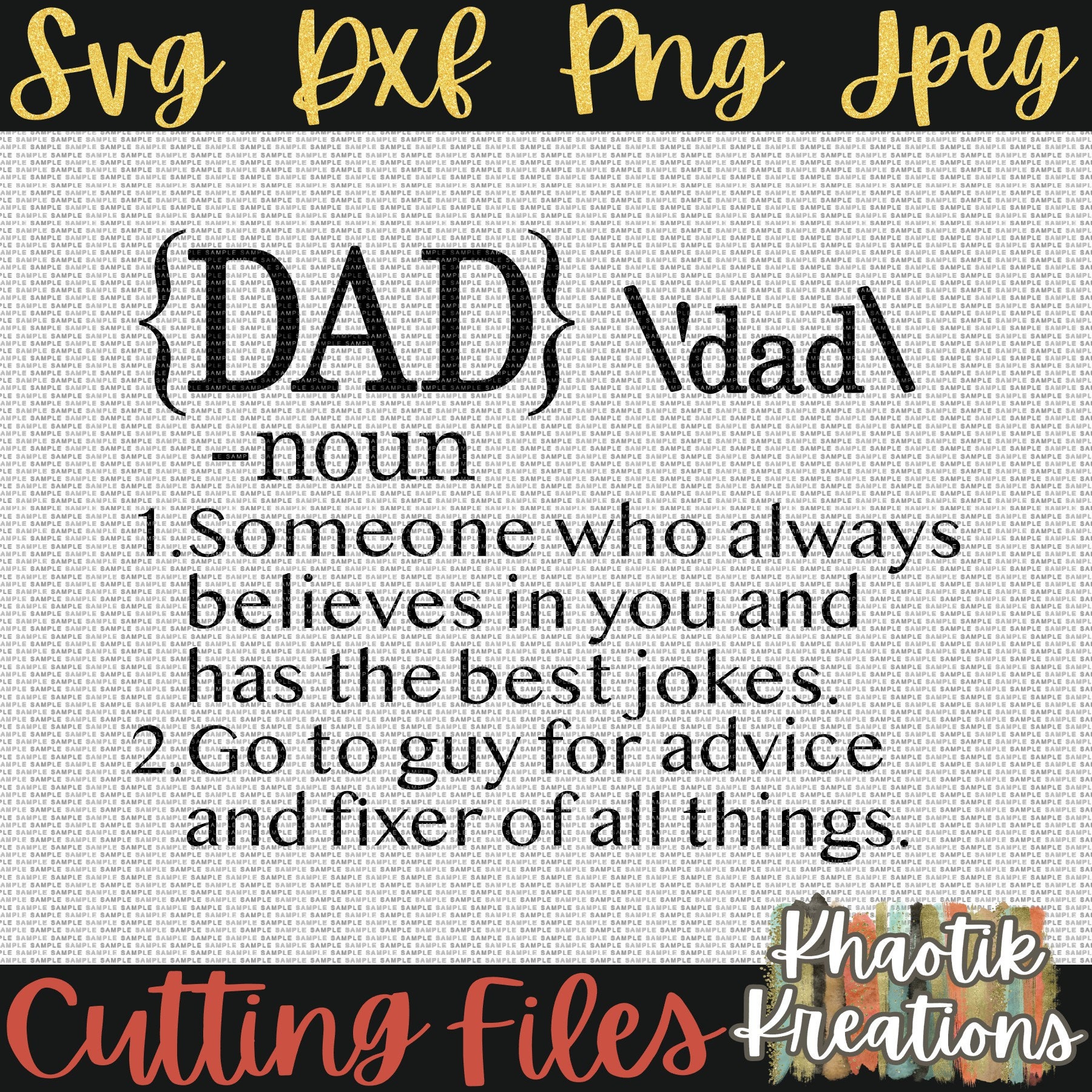 Dad Definition Svg, Dad Svg, Fathers Day Svg, Funny Dad Svg, Father Svg ...