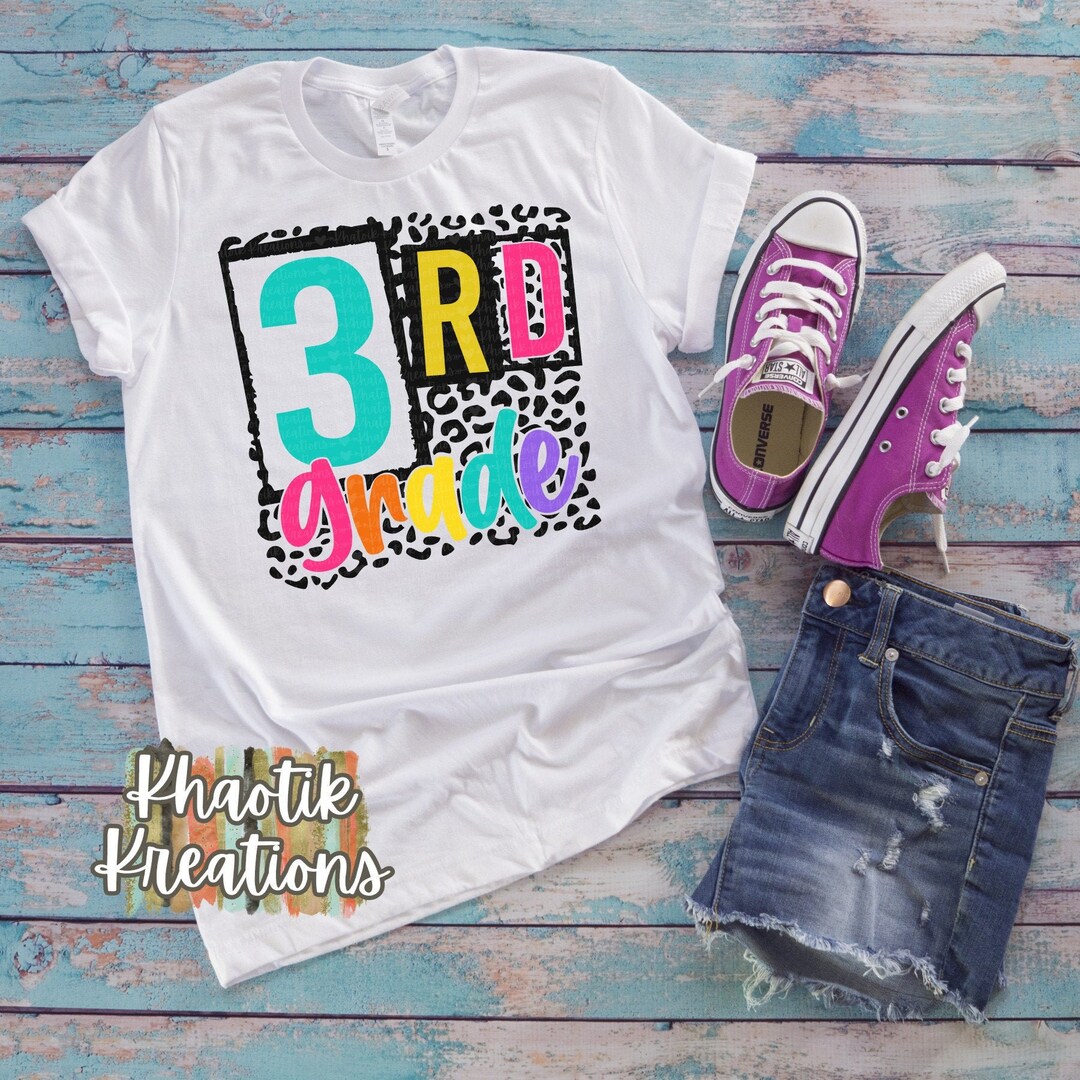 3rd Grade Svg, Third Grade Design, Teacher Svg, Back to School Svg ...