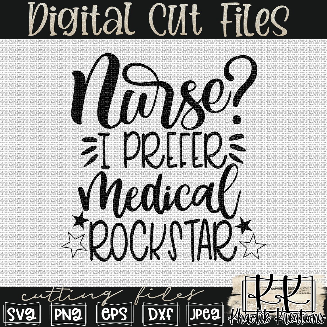 Nurse Svg RN Svg Nurse Life Svg Nurse Rockstar Medical - Etsy