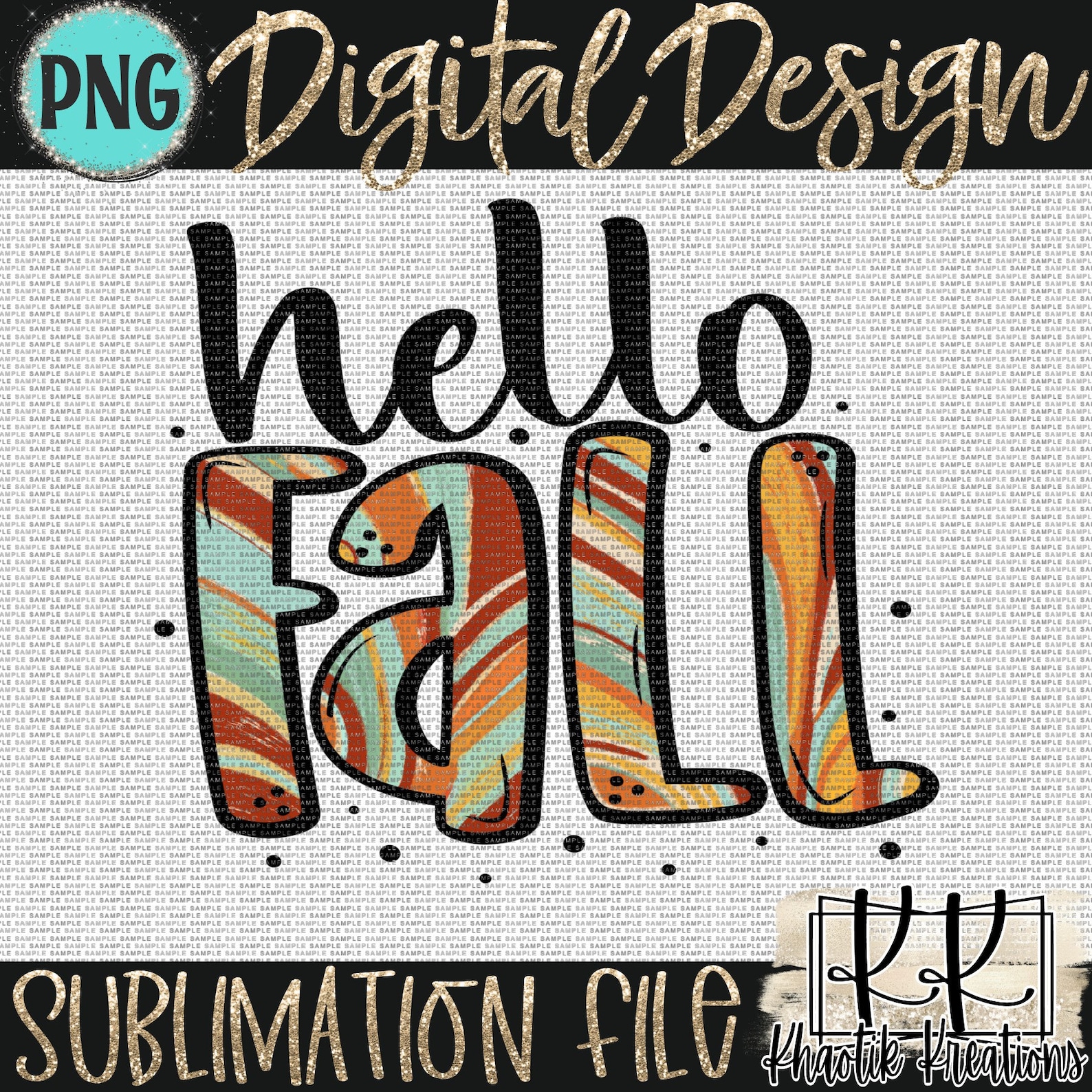 Hello Fall Png Fall Png Fall Sublimation Design Fall Vibes - Etsy