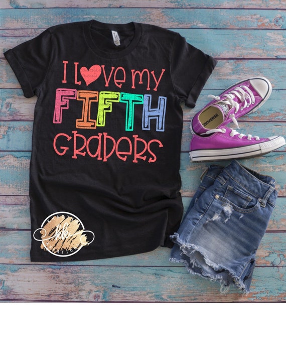 I Love My Fifth Graders Svg Fifth Grade Svg Teacher Svg School | Etsy