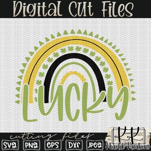 St Patricks Day Svg, St Patricks Day Rainbow Svg, Rainbow Svg, Lucky ...