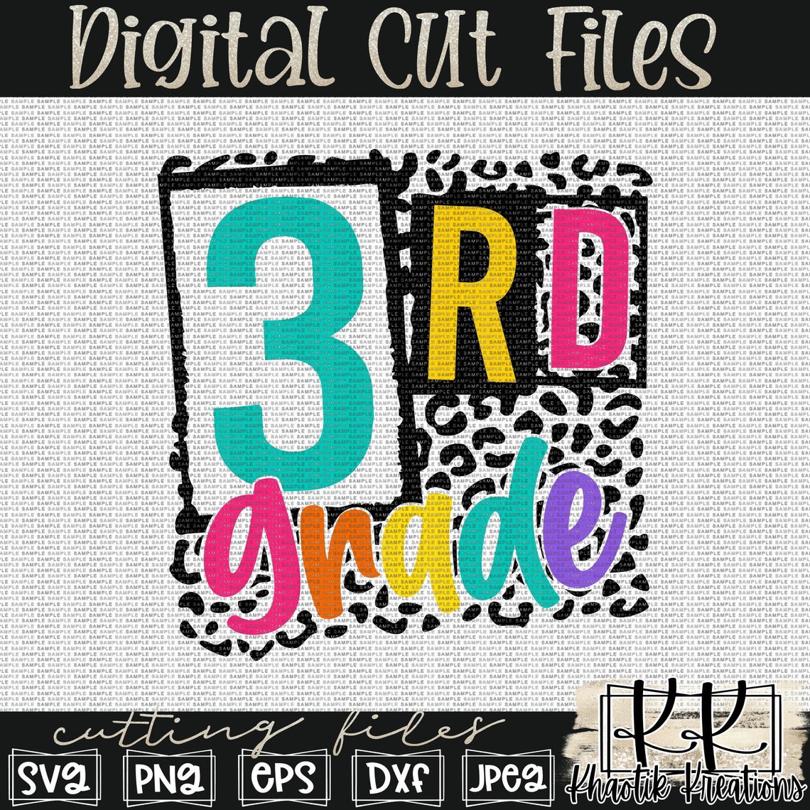 3rd Grade Svg, Third Grade Design, Teacher Svg, Back to School Svg ...
