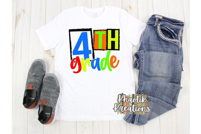 4th Grade Svg Fourth Grade Design Teacher Svg Back to - Etsy