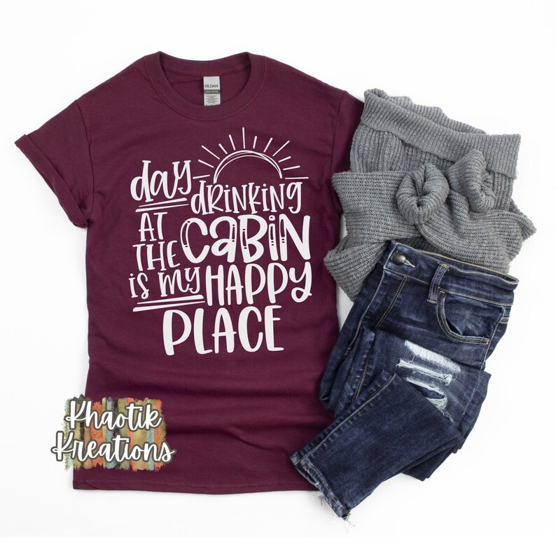 Day Drinking at the Cabin Svg Camping Svg Day Drinking - Etsy