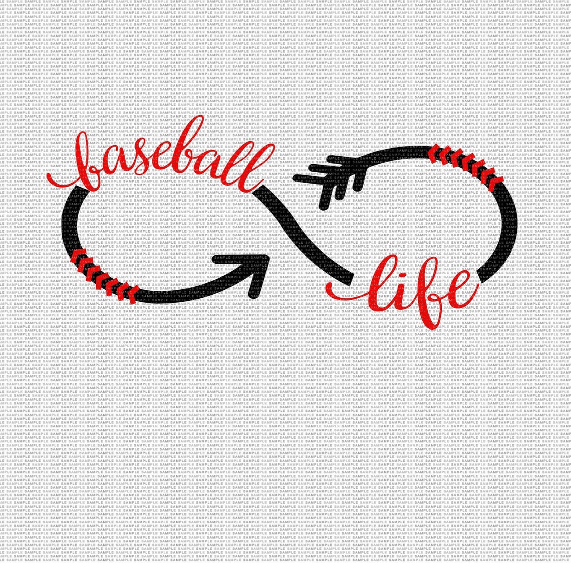 Infinity Baseball Svg Baseball Svg Baseball Life Svg Baseball | Etsy