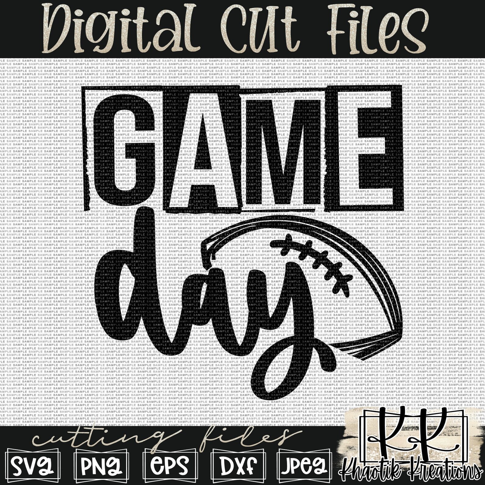 Game Day Svg Game Day Football Svg Football Mom Football - Etsy