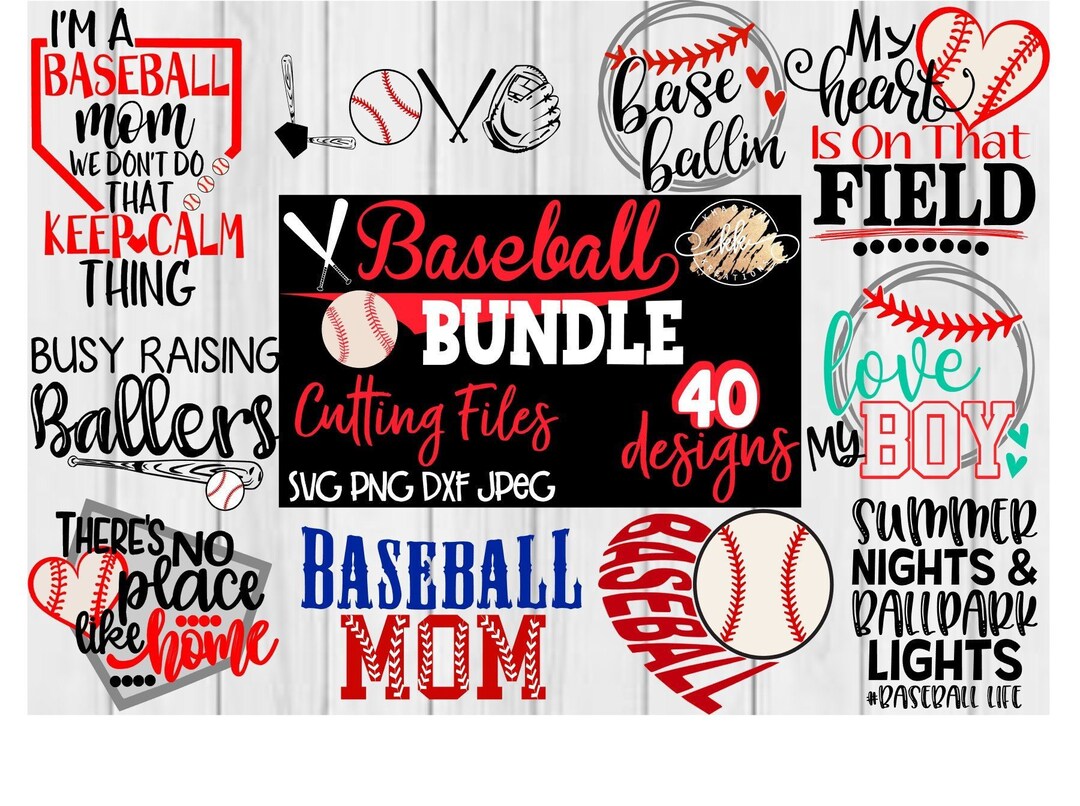 Baseball Bundle Svg Baseball Svg Bundle Baseball Mom Svg Baseball Life ...