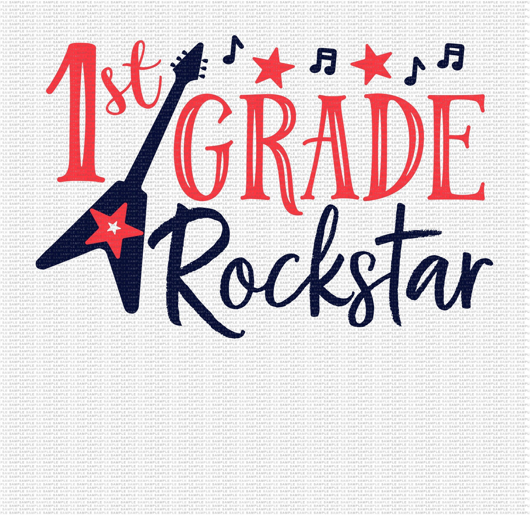 1st Grade Rockstar Svg 1st Grade Svg Back to School Svg First - Etsy