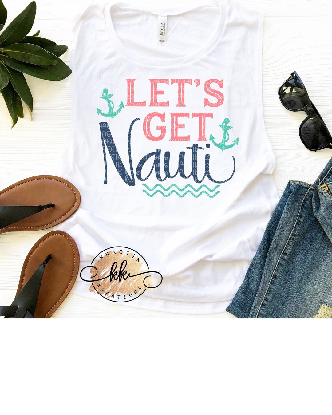 Let's Get Nauti Svg Summer Svg Boat Svg Anchor Svg Sailing Svg Svg ...