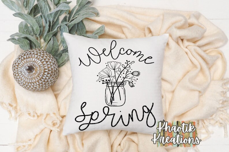 Welcome Spring Svg Spring Time Svg Hello Spring Spring Svg - Etsy