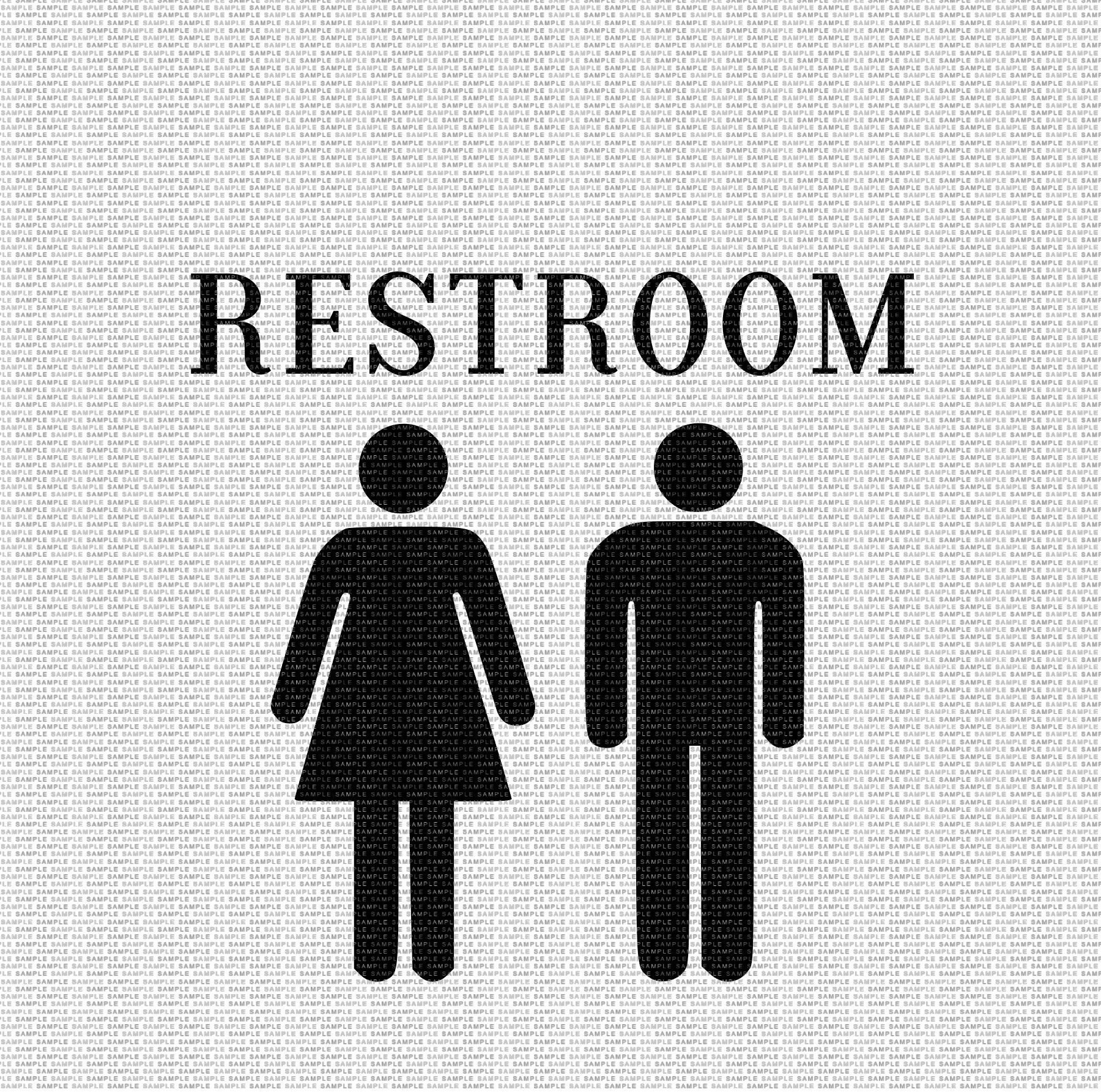 Restroom Svg Mens Restroom Svg Women's Restroom Svg | Etsy Canada