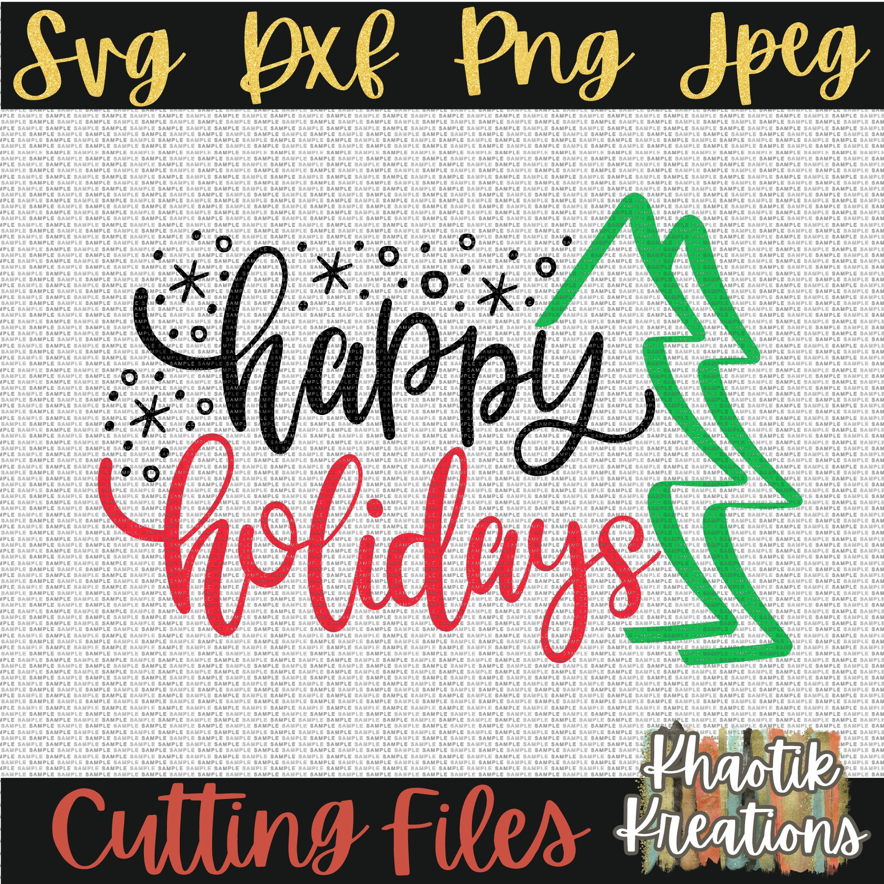 Happy Holidays Svg Christmas Svg Merry Christmas Svg Christmas - Etsy