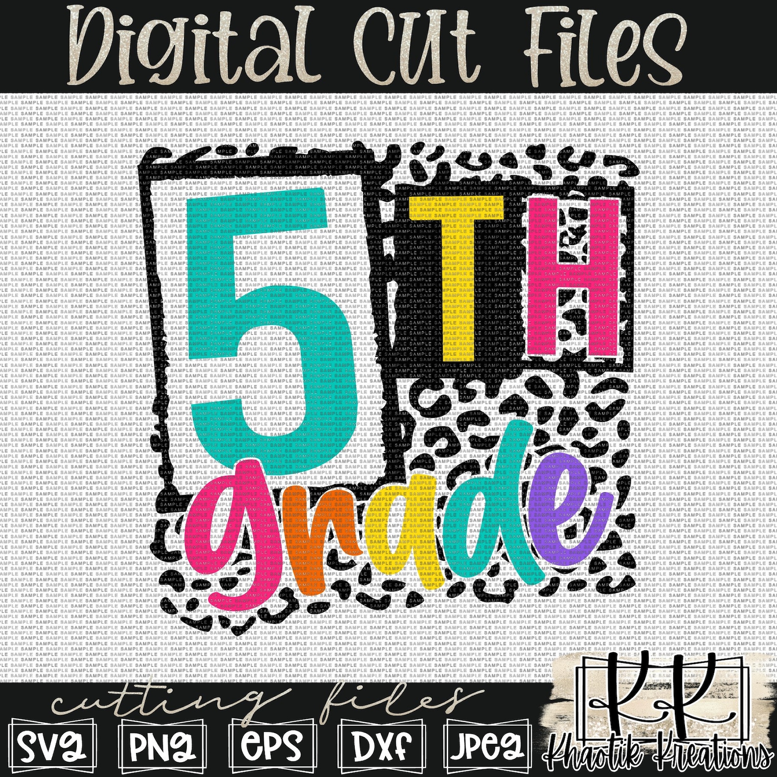 5th Grade Svg Fifth Grade Design Teacher Svg Back to School - Etsy