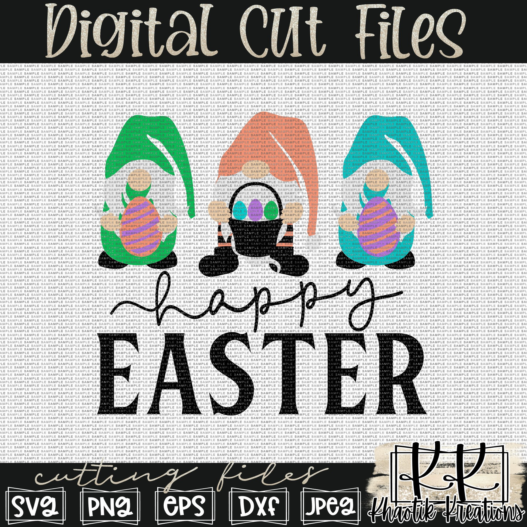 Easter Svg, Happy Easter Svg, Gnome Svg, Easter Gnomes, Easter Gnome ...