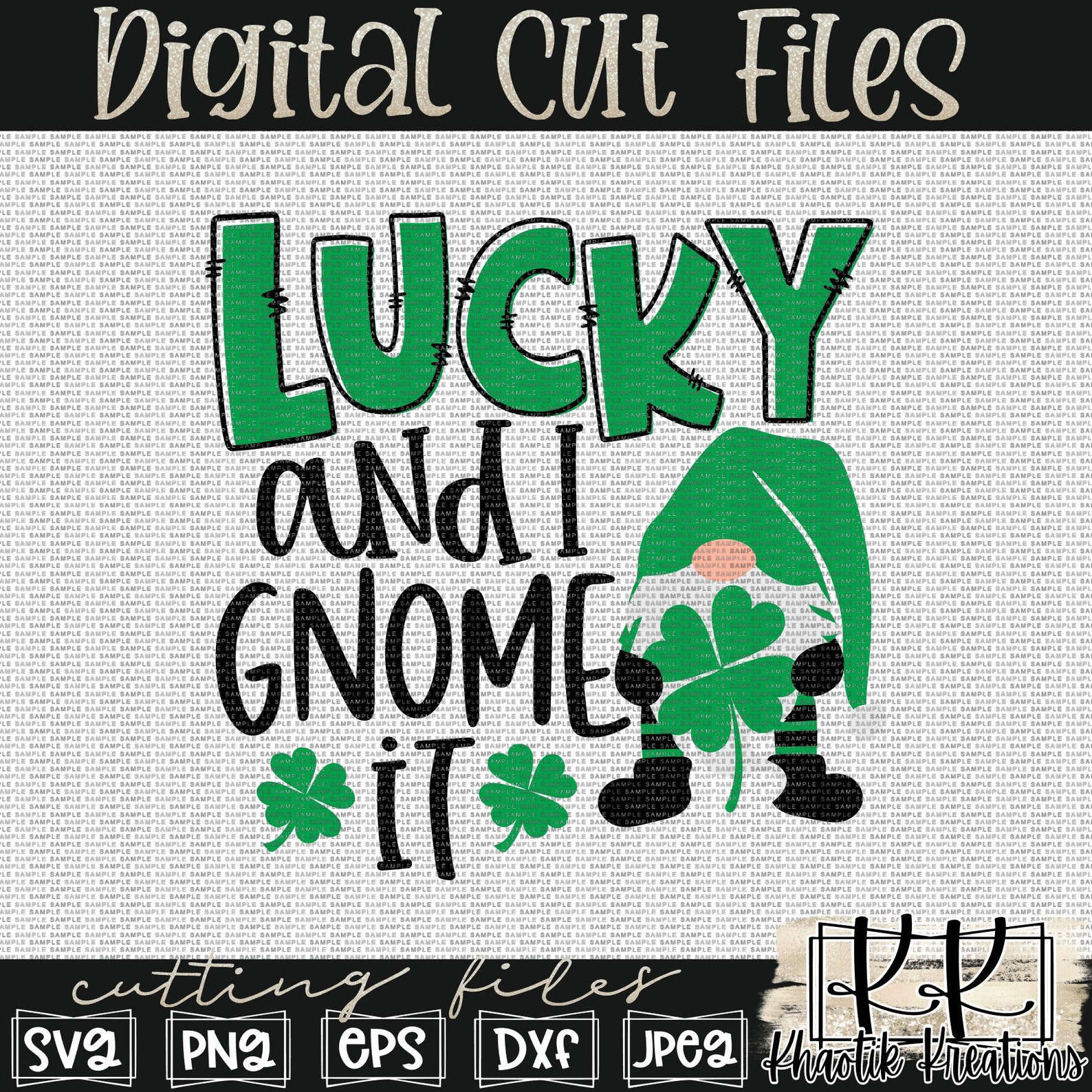 Lucky and I Gnome It Svg, St Patricks Svg, St Patricks Day Gnomes Svg ...