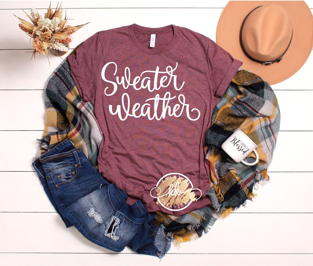 Sweater Weather Svg, Fall Svg, Svg Designs, Svg Cut Files, Autumn Svg ...