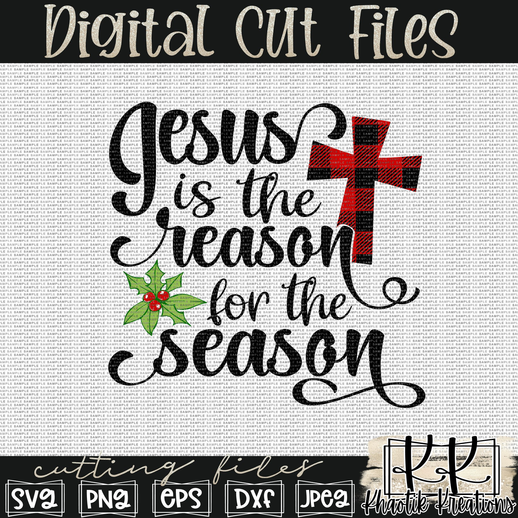 Jesus is the Reason for the Season Svg Christmas Svg - Etsy