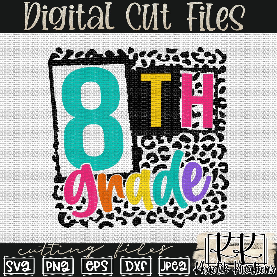 Eighth Grade Svg 8th Grade Teacher Svg Back to School - Etsy