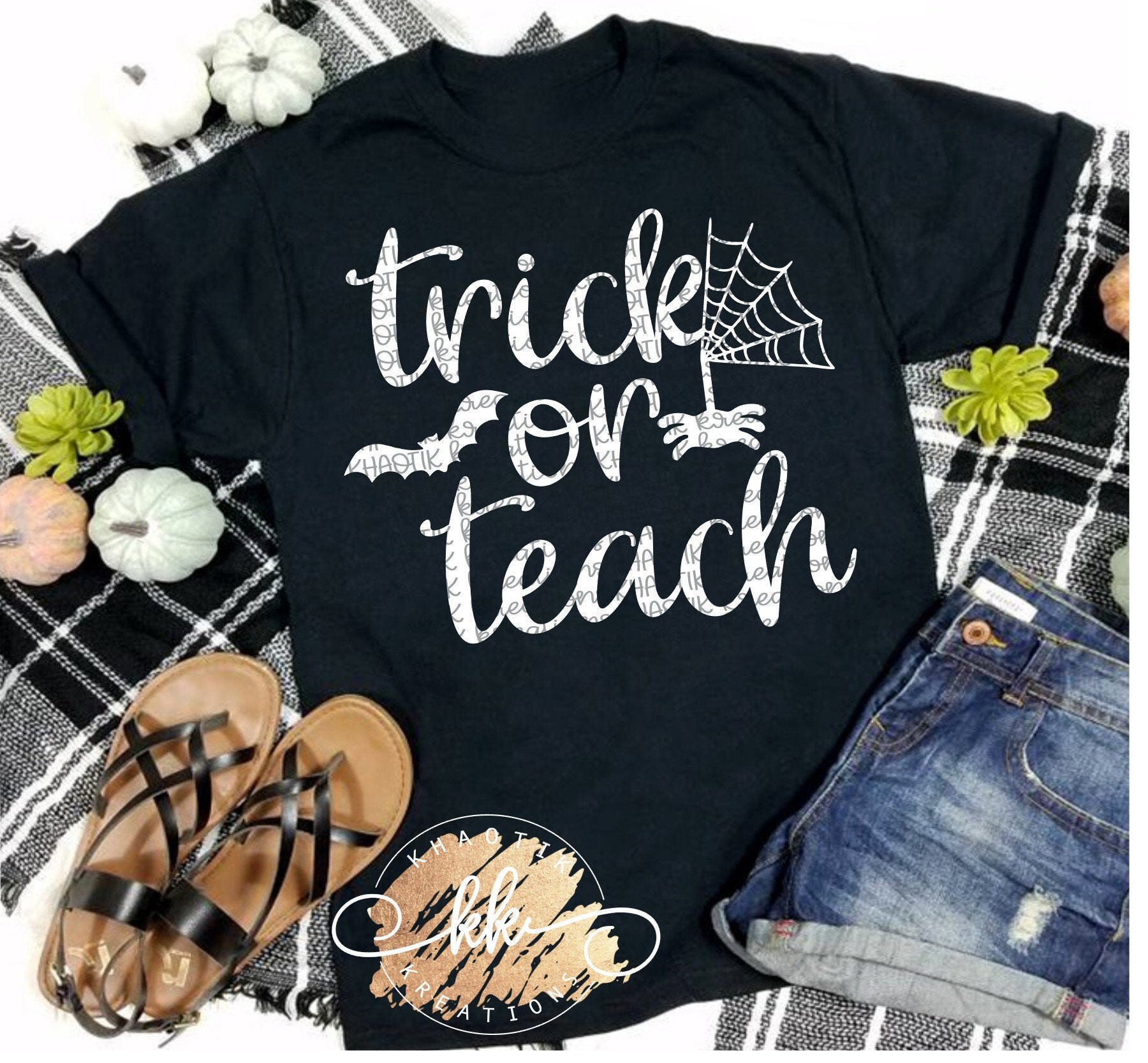 Trick or Teach Svg Halloween Svg Teacher Svg Halloween Teacher Svg ...
