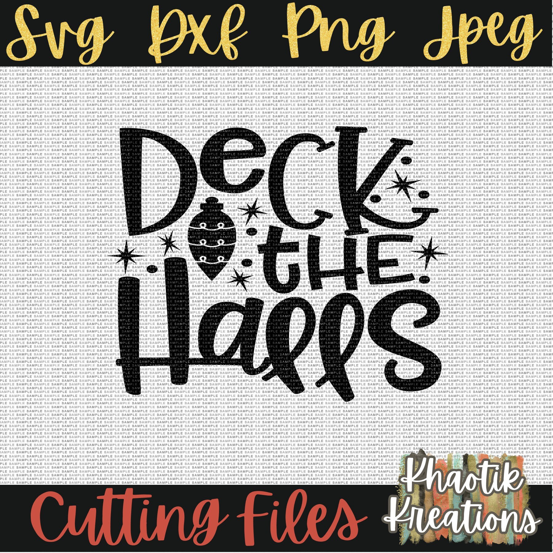 Deck the Halls Svg Christmas Svg Christmas Quote Christmas | Etsy