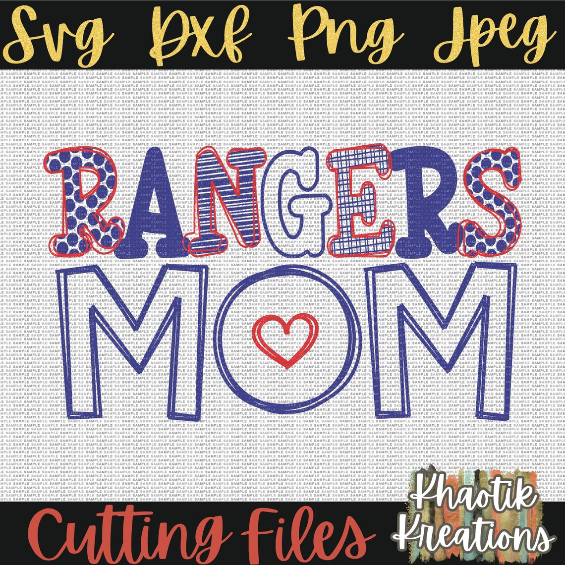 Rangers Svg Rangers Mom Svg Rangers Svg School Spirit Team - Etsy