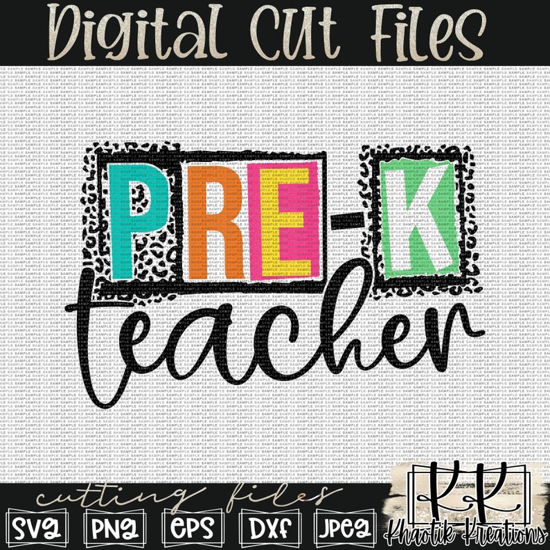Pre K Svg Pre K Teacher Teacher Svg Back to School Svg - Etsy