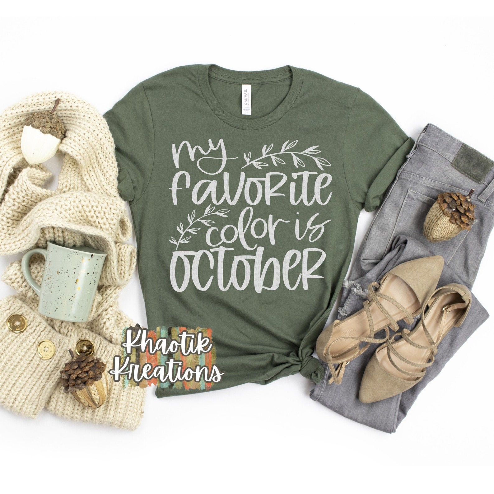 My Favorite Color is October Svg, Fall Svg, Autumn Svg, Fall Quote ...