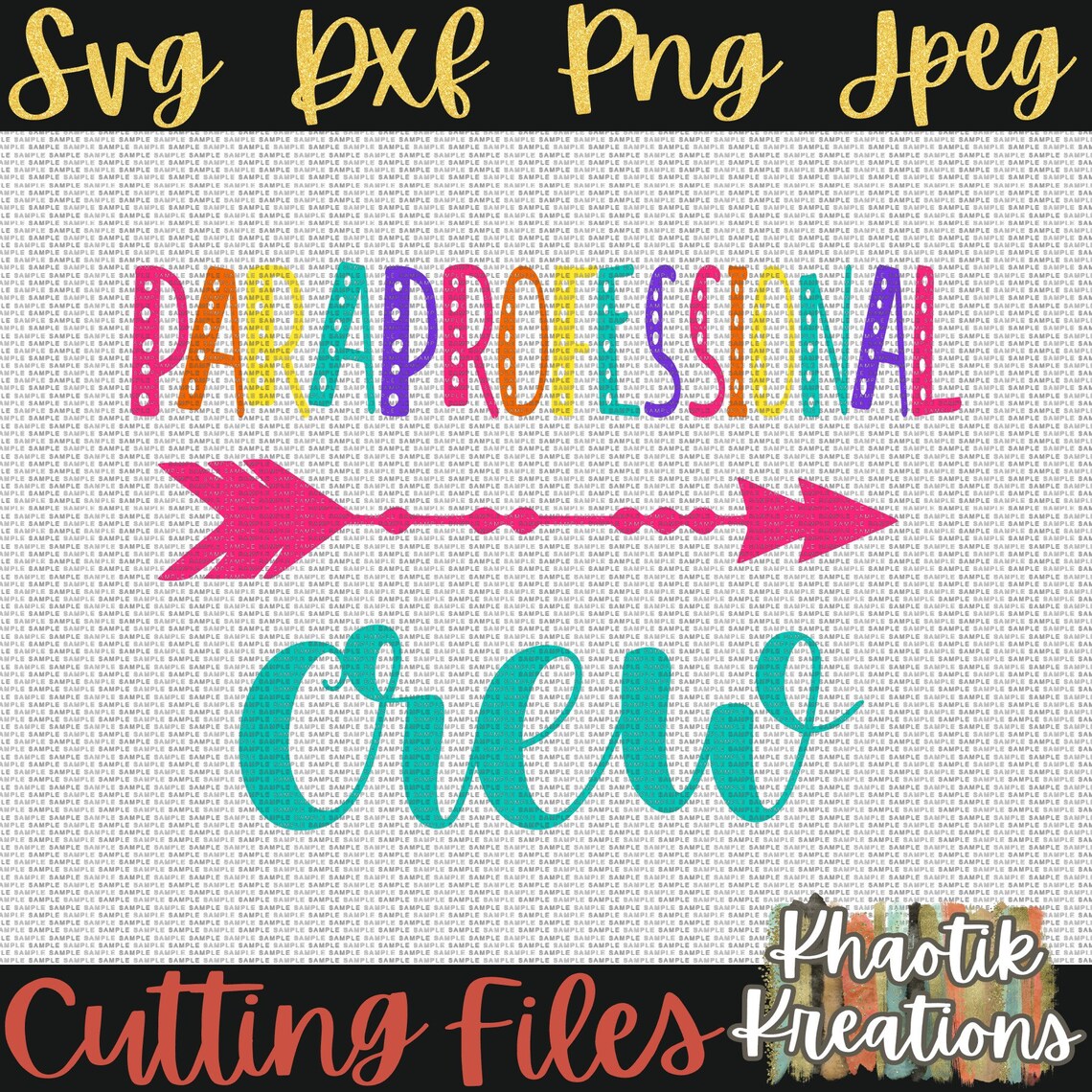 Paraprofessional Svg, Paraprofessional Crew Svg, Teacher Svg ...