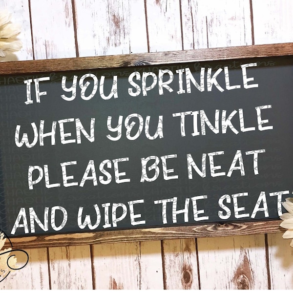 When You Tinkle - Etsy