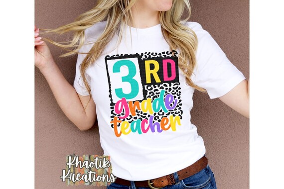 3rd Grade Svg Third Grade Teacher Svg Back to School Svg - Etsy