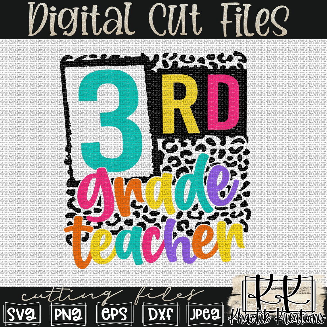 3rd Grade Svg Third Grade Teacher Svg Back to School Svg - Etsy